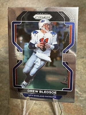 2021 Panini Prizm #102 DREW BLEDSOE New England Patriots BASE FOOTBALL ...