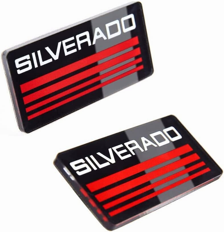 Pair Set Silverado Cab Emblem Side Roof for 88 89 90 91 Suburban Tahoe ...