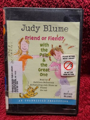 Shelf162i Audiobook~Judy blume- friend or fiend- unabridged | eBay