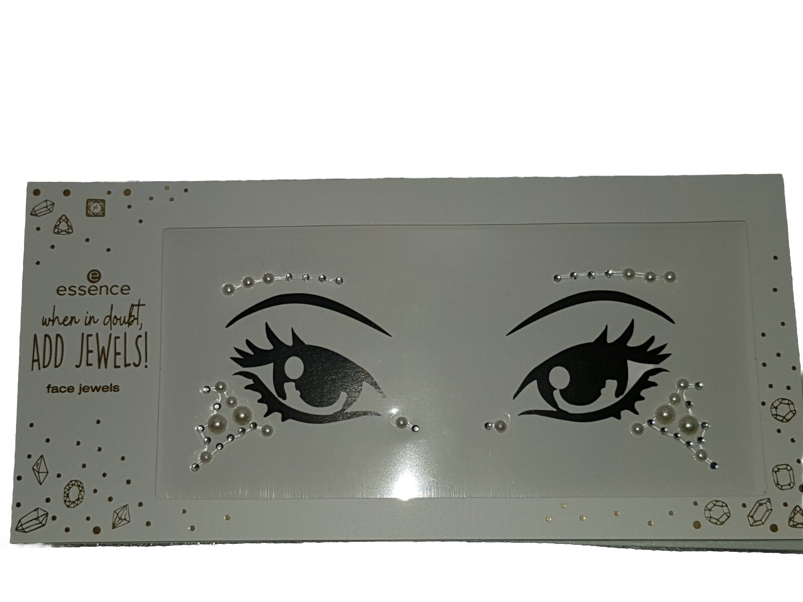 Strass Aufkleber Haut Gesicht Face Schmuck Daimond Tattoo's Crystal ...