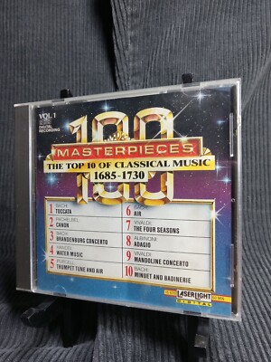 100 Masterpieces, Vol. 1: The Top 10 of Classical Music, 1685-1730 ...