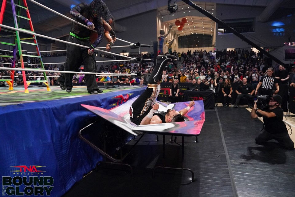 TNA Bound for Glory 2024 Full Metal Mayhem Reimagined Table Piece | eBay