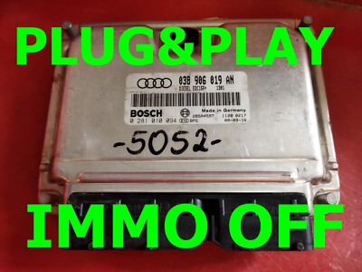 IMMO OFF Audi A4 (8E2) TDI 1,9 ATJ ECU 0281010094 - 038906019AN /Fast ...