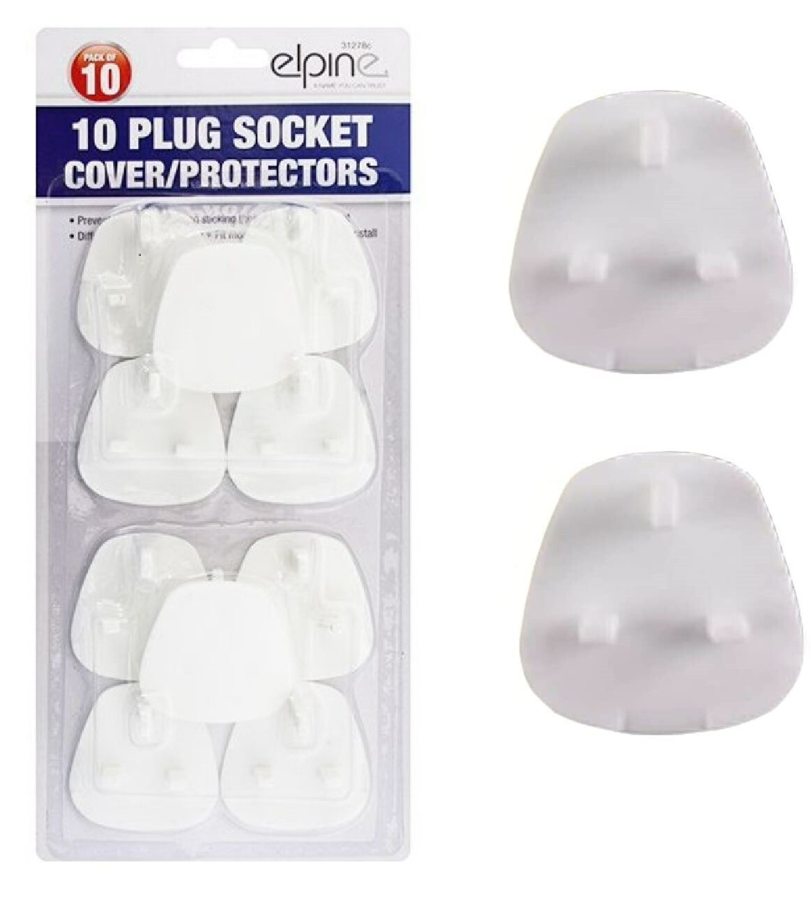 10 Baby Safety Plug Socket Covers Set Child Proof Guard Electric ...