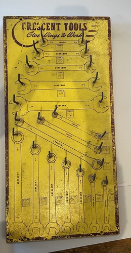Crescent Tools Display Giving Wings to Work Wood Wrench Display | eBay