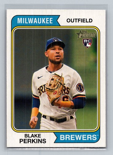 Blake Perkins Milwaukee Brewers 2023 Topps Heritage #522 Card | eBay UK