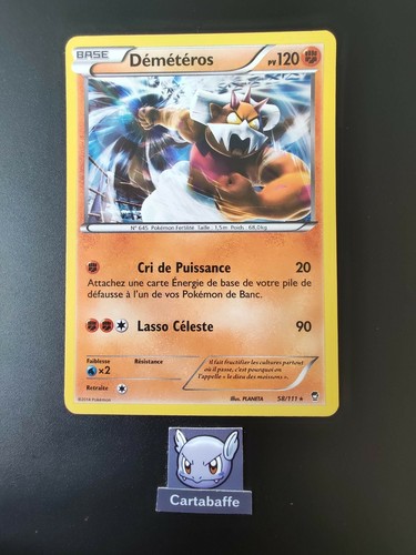 Carte Pokémon Démétéros 58/111 HOLO XY Poings Furieux | eBay