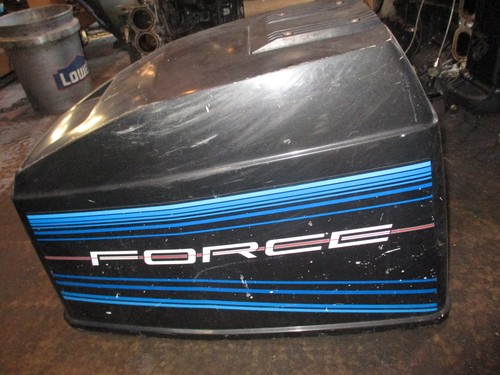 Force 120 hp 2 stroke outboard top cowling | eBay