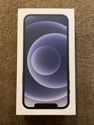 Apple iPhone 12 Original Box (Box Only) 128 GB, Black | eBay