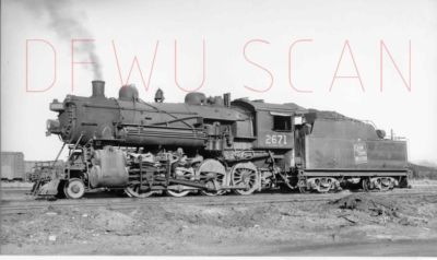 7EE625 RP 1955/1970s? GRAND TRUNK WESTERN RAILROAD LOCO 2671 VIRGINIA ...