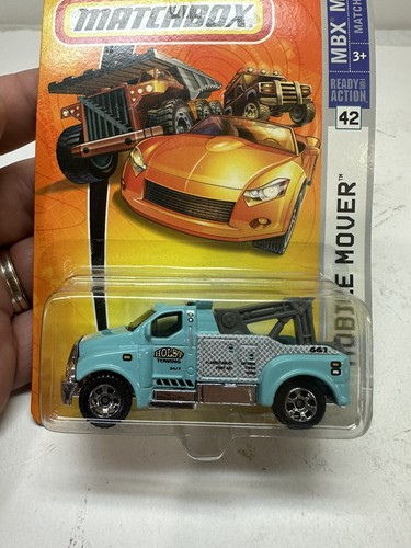MATCHBOX BLUE MOBILE MOVER WRECKER TOW TRUCK, MBX #42 W/ LOOSE | eBay