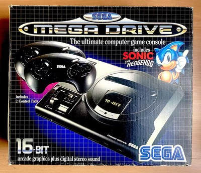 Consola Mega Drive 16 Bits + Sonic Hedgehog Completo | eBay