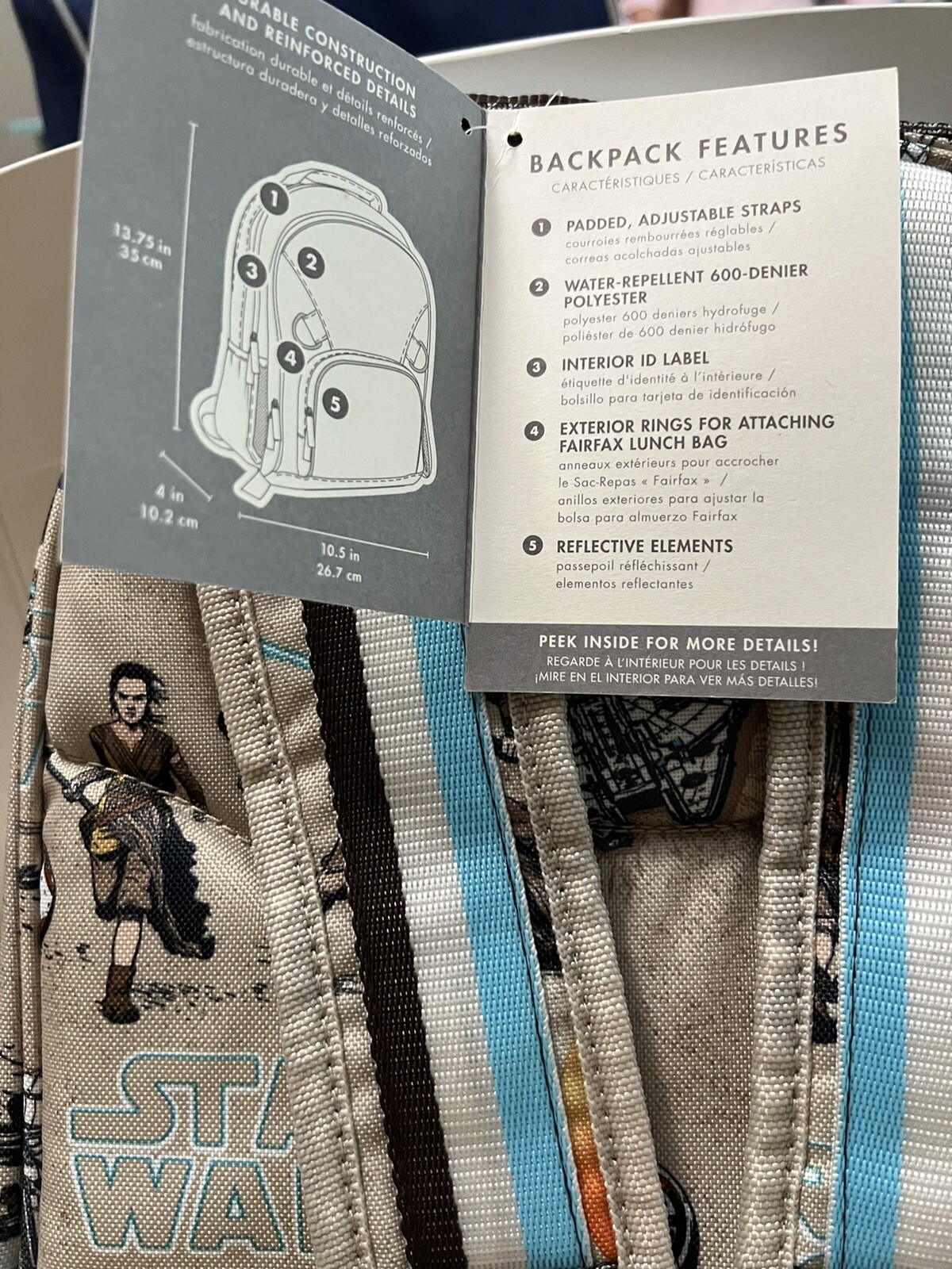 POTTERY BARN KIDS STAR WARS REY BACKPACK, LUNCH BOX OR PENCIL BOX | eBay