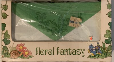 New VTG Stuart Hall Co Floral Fantasy #6942 Envelopes Paper Stationery ...