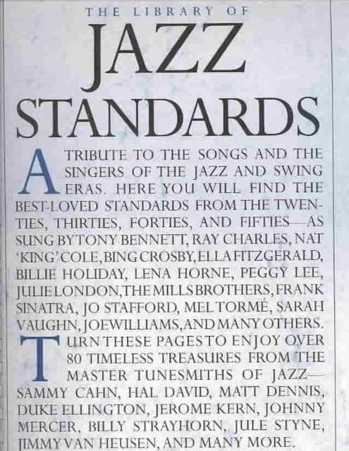 Library of Jazz Standards by Ronny S. Schiff (2002, Trade Paperback ...