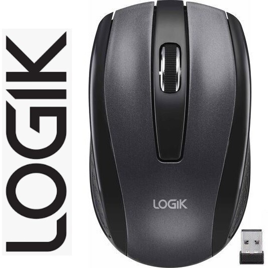 Logik L3BWLM23 Wireless USB Mouse, Grey* | eBay UK
