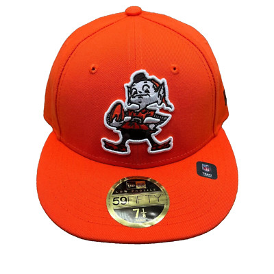 Cleveland Browns Hat Orange Brownie Elf New Era Low Profile Fitted Size ...
