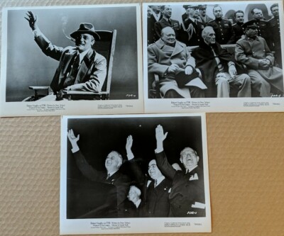 FDR Lot 3 Original Movie Photos ROBERT VAUGHN 1978 Franklin D Roosevelt ...