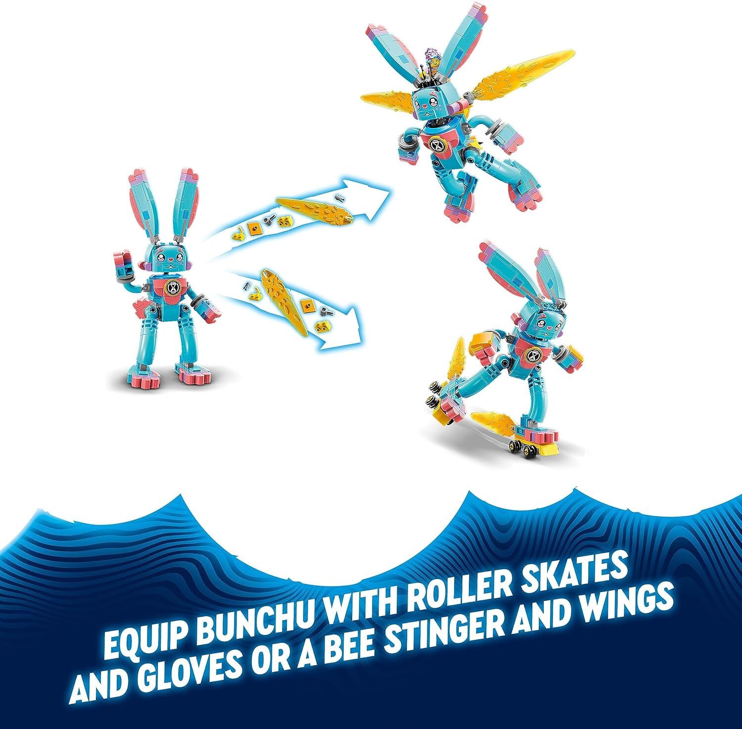 LEGO 71453 DREAMZzz Izzie and Bunchu the Bunny Set, Buildable Toy ...