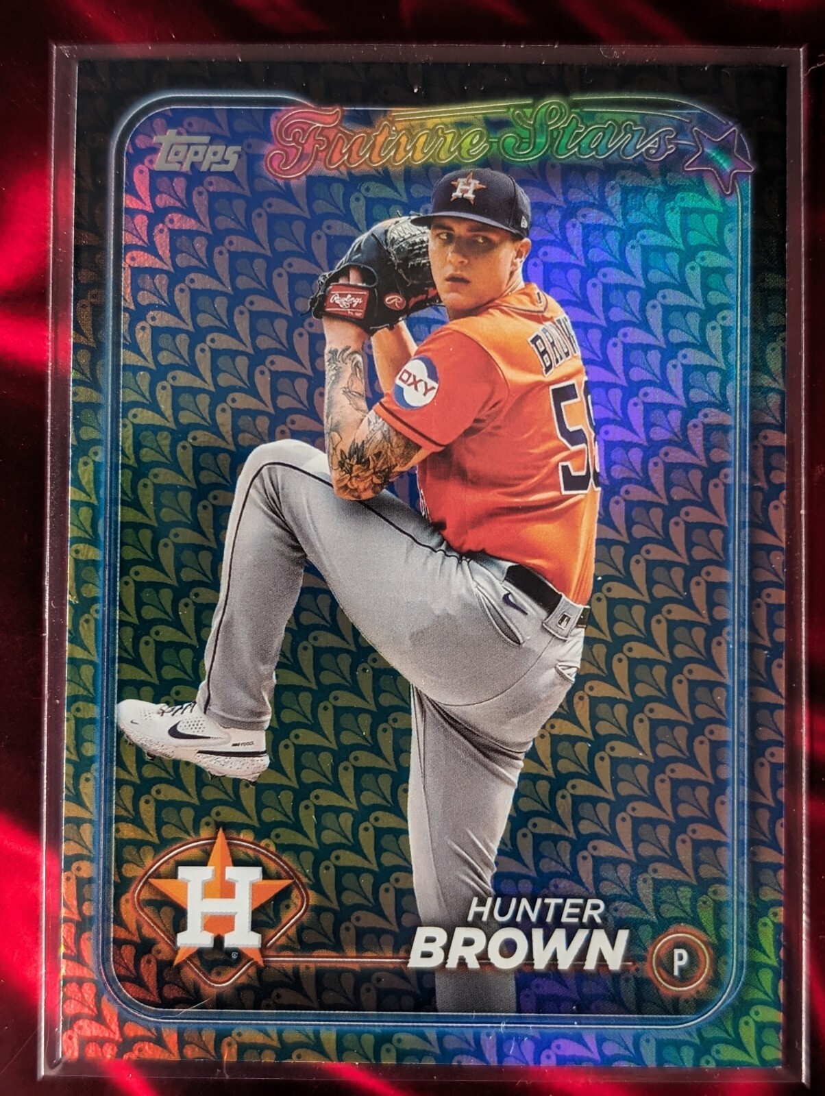 2024 Topps Series 1 Easter Flower Foil Future Stars #30 Hunter Brown ...