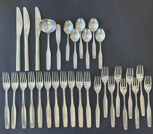 WMF Cromagran Germany 3600 Flatware Set Wagenfeld 31 Pcs | eBay