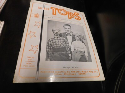 The New Tops Magazine Of Magic For Magicians 1968 October | eBay