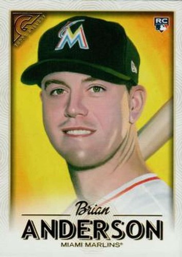 2018 Topps Gallery #53 Brian Anderson Marlins NM-MT (RC - Rookie Card ...