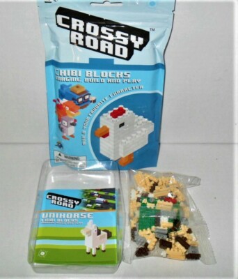 CROSSY ROAD CHIBI BLOCKS SINGLE UNIHORSE YOU BUILD NEW SEALED L@@K | eBay