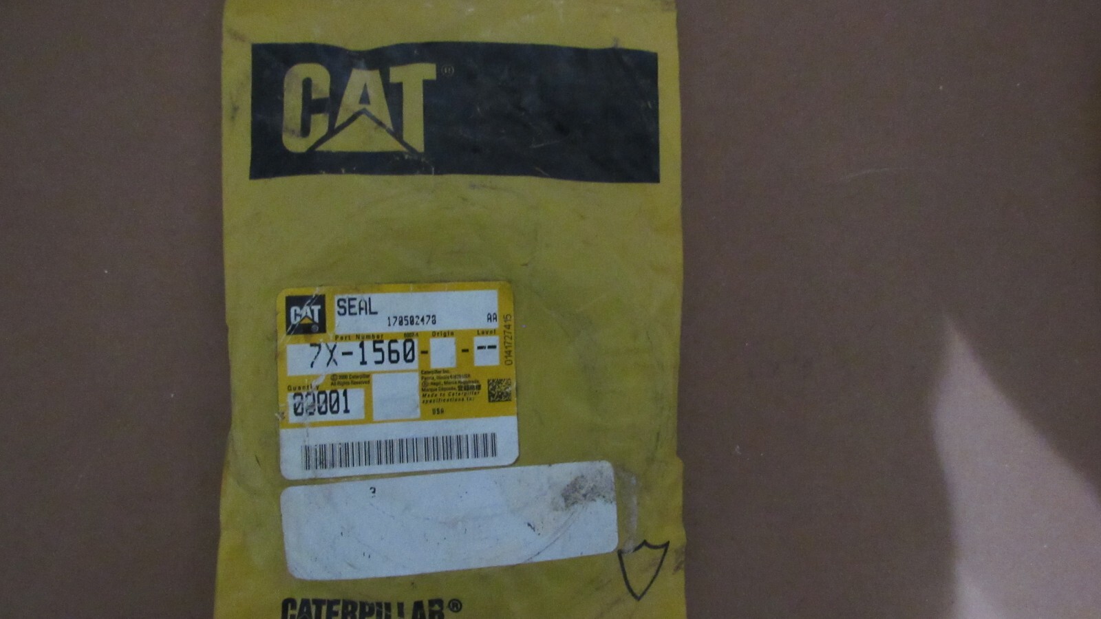 Genuine CAT Caterpillar Seal 7X-1560 | eBay