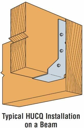 Simpson Strong-Tie HUCQ610-SDS 6 x 10 Heavy Joist Hanger With Screws 15 ...