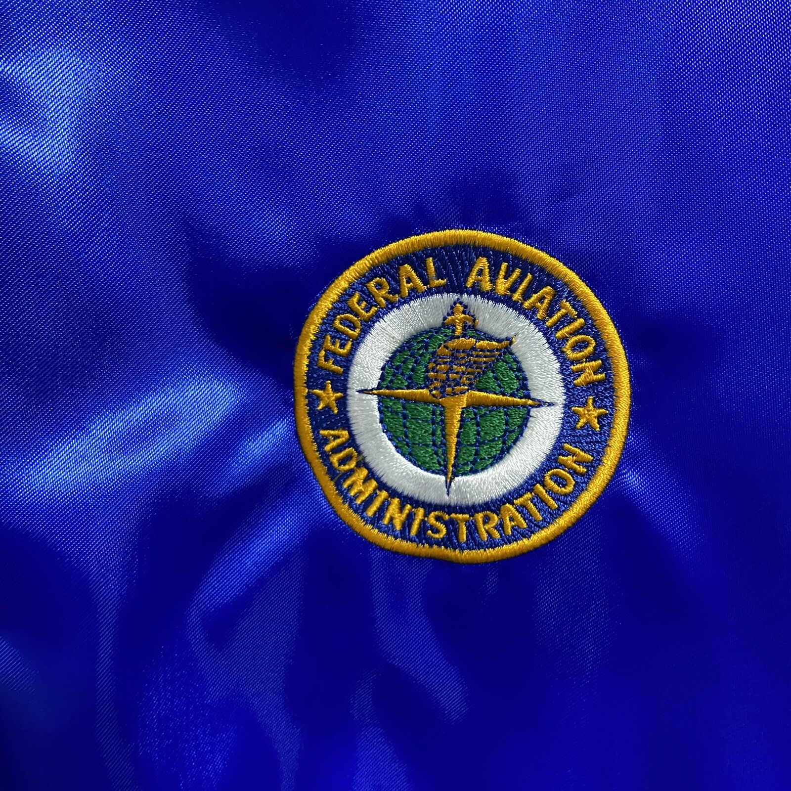 Vintage Varsity Bomber Jacket Unisex Large FAA Federa… - Gem