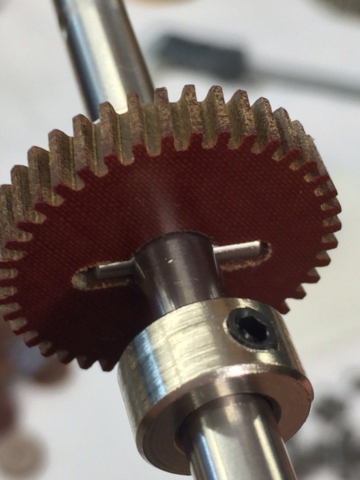 BOSTON GEAR MATCHING SET WORM GEAR 40 TEETH AND SHAFTS, PIN AND COLLARS ...