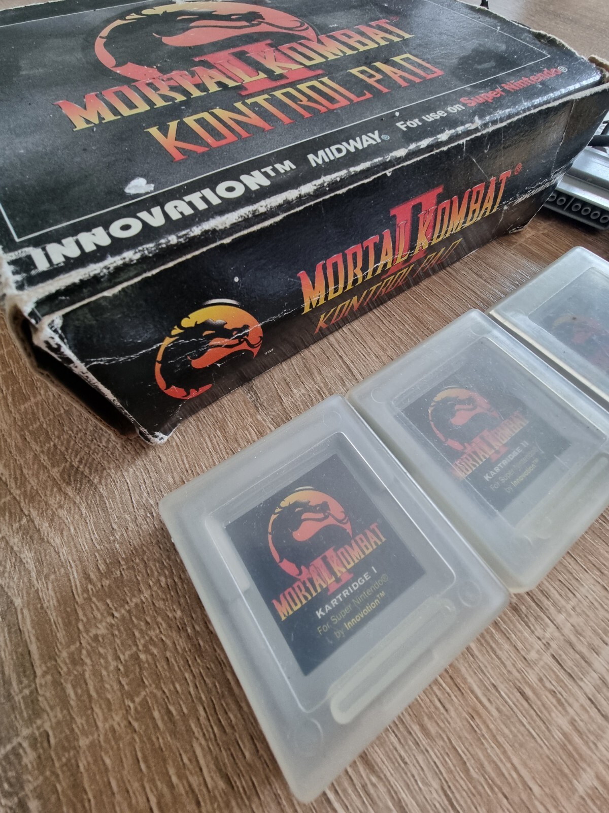 Mortal Kombat 2 Kontrol Pad Snes Super Nintendo Controller MK2 Vintage ...