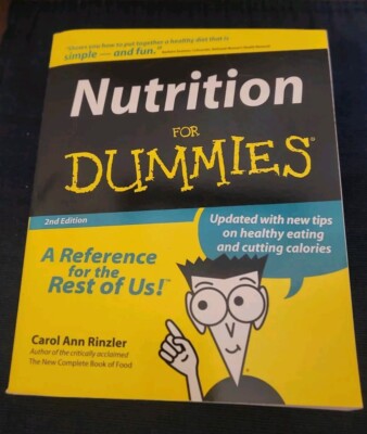 Nutrition for Dummies by Carol Ann Rinzler (1999, Trade Paperback ...