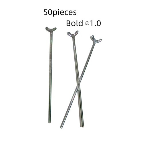 50Piece Dental Ball Retainer J Clasp Oblique Clasps 1.0 Large Bold ...