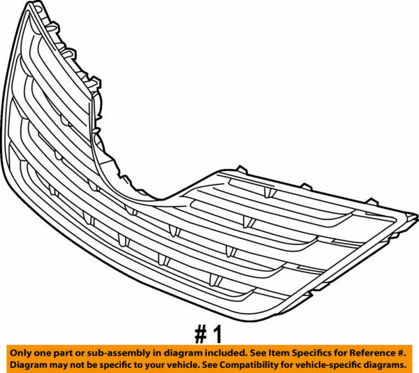53101-33240-B0 Toyota Grille, radiator 5310133240B0, New Genuine OEM ...