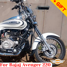 For Bajaj Avenger 220 crash bars Avenger Street engine guard 220 Cruise ...