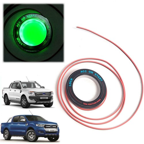 For 2011-2018 Ford Ranger Ignition Switch On Key Hole Ring Led Green ...