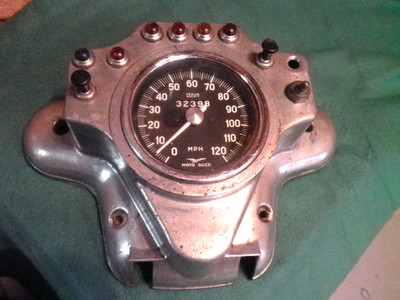 Moto Guzzi Eldorado POLICE speedometer and DASH from the Phoenix Police ...