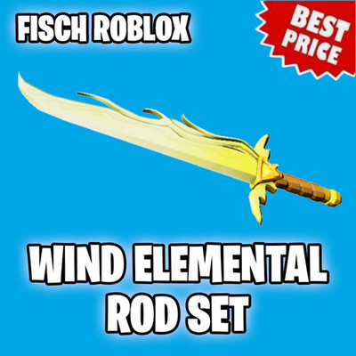 FISCH - WIND ELEMENTAL ROD SET [Shiny Bessed Whale Shark + SKB ...