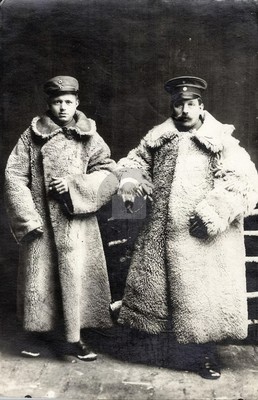 WW1 German Soldiers in Heavy Winter Gear 1918 RPPC Photo Postcard COPY ...