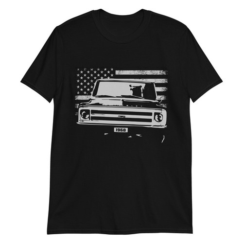 1968 Chevy C10 American Classic Pickup Truck Short-Sleeve Unisex T ...