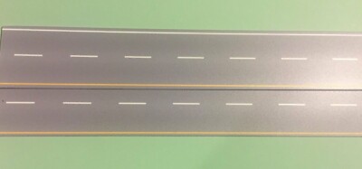 EASY STREETS N SCALE ROADWAY SYSTEM-AGED ASPHALT-10 INCH (2)-INTERSTATE ...