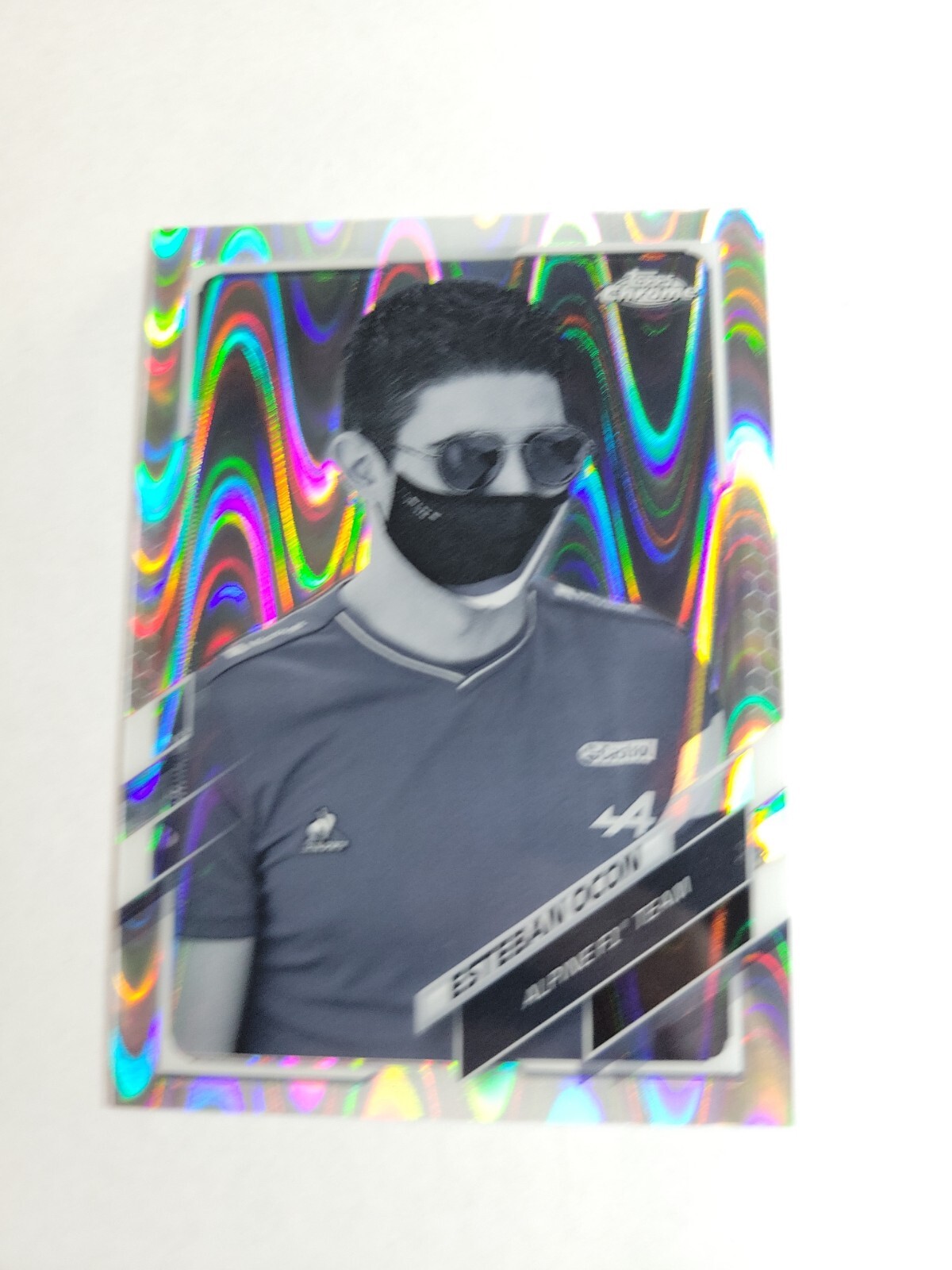 2021 Topps Chrome Formula 1 Esteban Ocon Black & White Ray Wave #31 | eBay