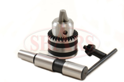 1/4" Heavy Duty Sleeve Bearing Key Drill Chuck 1JT 1/2" Arbor Shank P ...