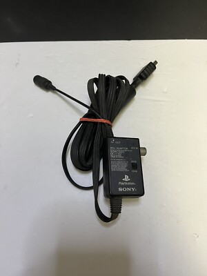 Genuine Sony PlayStation 1 PS1 RF RFU Adapter Coaxial Video Cable SCPH ...