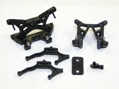 NEW ASSOCIATED RB10 Shock Towers Front & Rear + Body & Wing Mounts SR10 ...