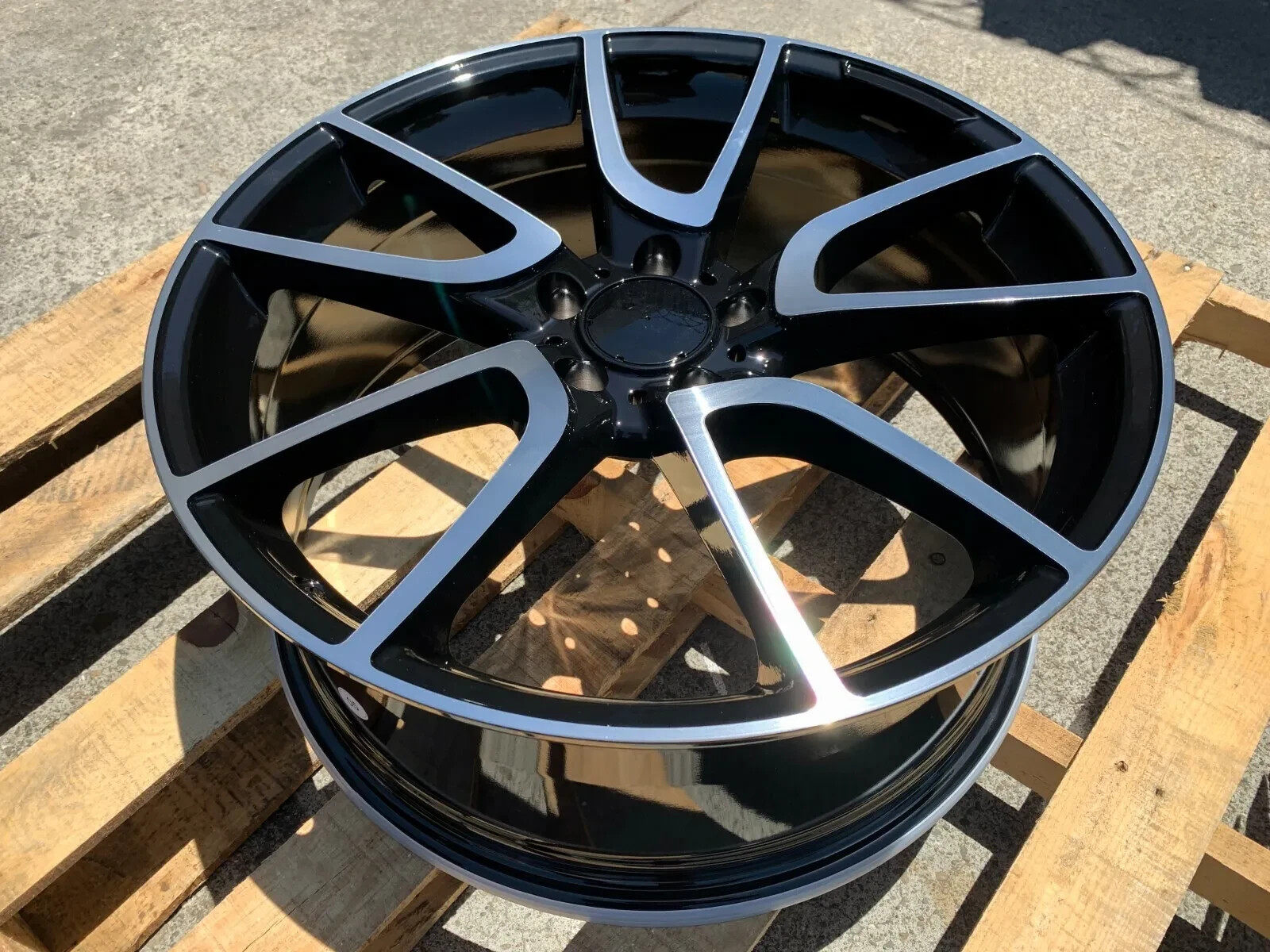 4 PCS 19" Wheels For Mercedes S500 S550 E350 E320 GLC GLE 19x8.5+35 ...