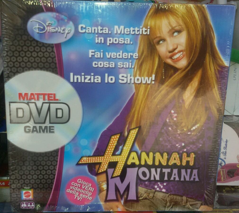 Hanna Montana DVD Game Mattel 2008 - Miley Cyrus Figurine CD Board ...