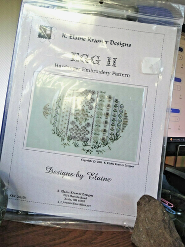 Egg II Hardinger Embroidery Pattern Counted Cross Stitch by K. Elaine ...